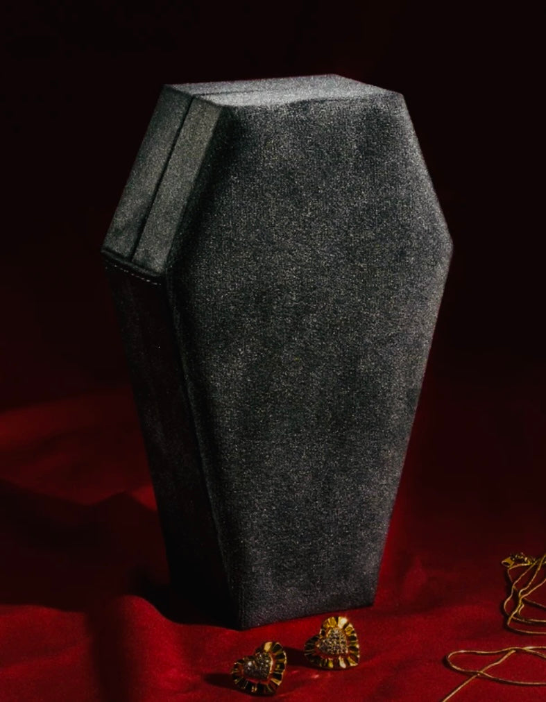 Velvet Coffin Jewelry Box - READY TO SHIP – Witchwood Bags