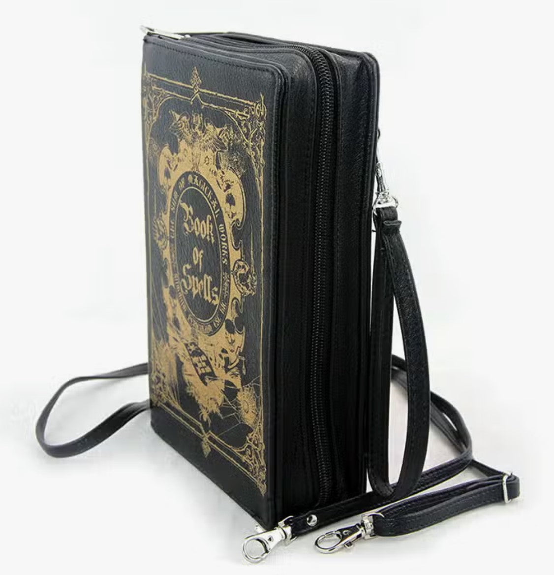 Book of Spells Book Crossbody Clutch - READY TO SHIP – Witchwood Bags